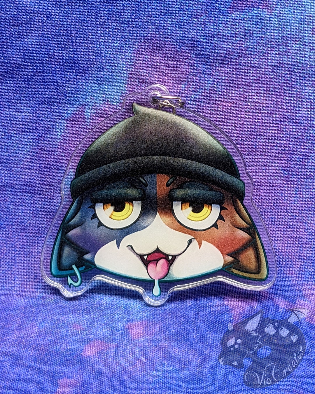 FN Meowskulls Gamer Keychain - Etsy