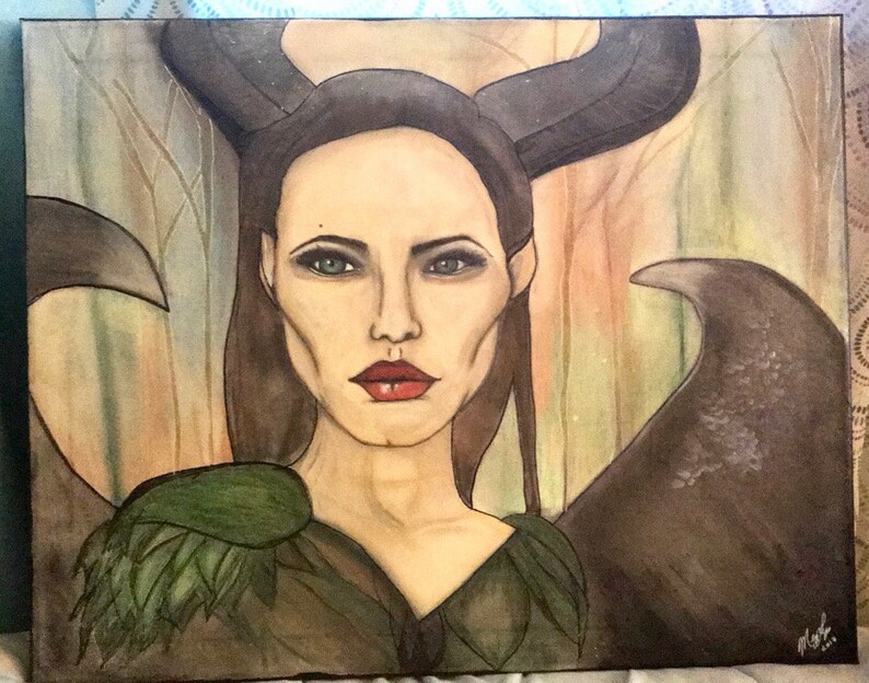 Maleficent Portrait - Etsy
