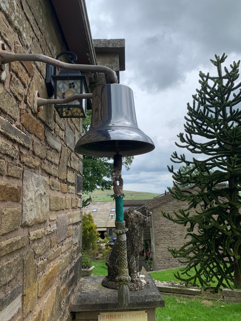 Vintage Bell Original Dennis Fire Engine Bell & Bracket 1940's Bronze ...