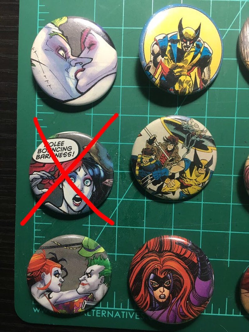 Marvel and Dc Comic Pins - Etsy