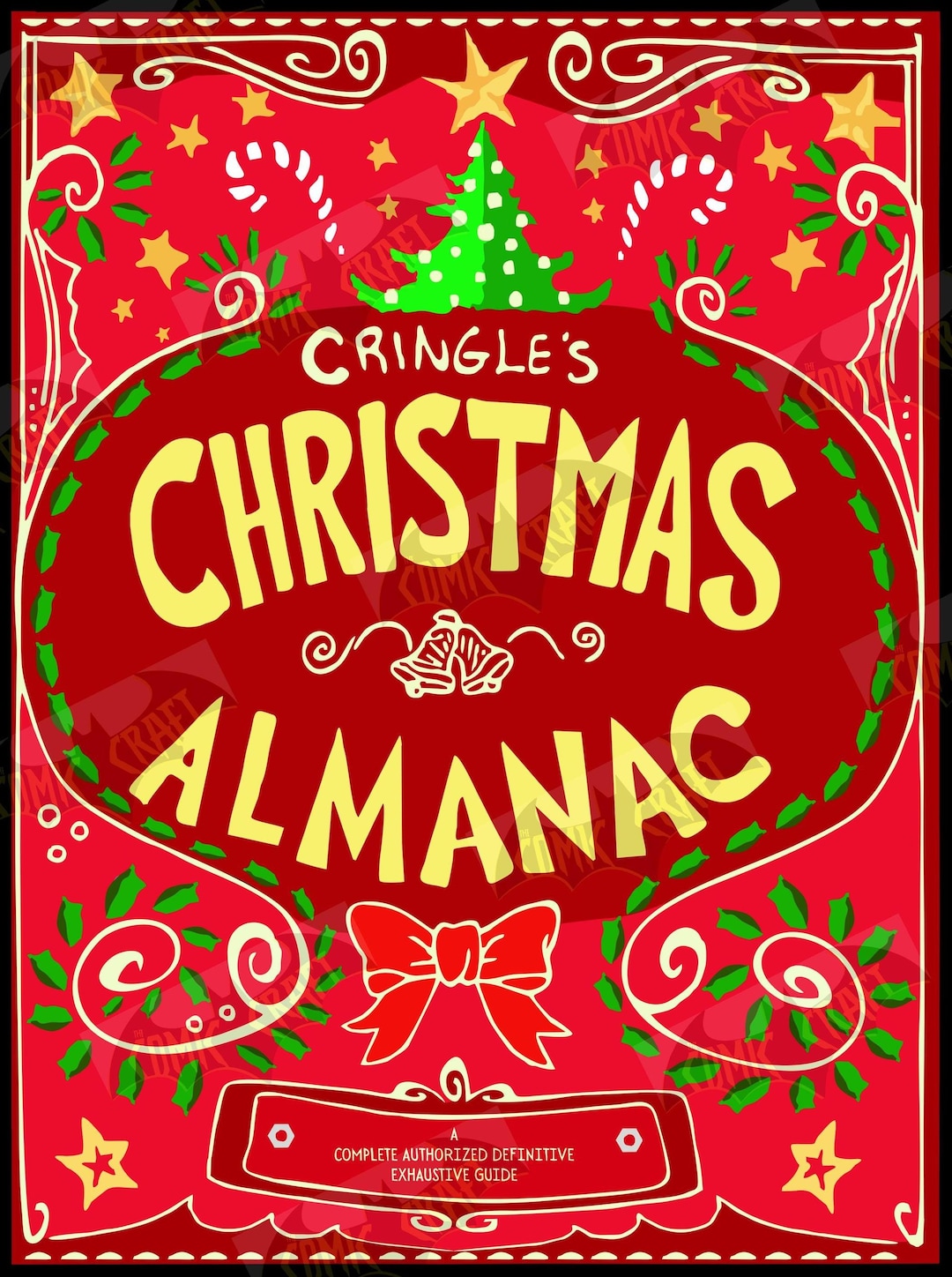 The Grinch - "cringle's Christmas Almanac" Book Cover and Spine - Etsy