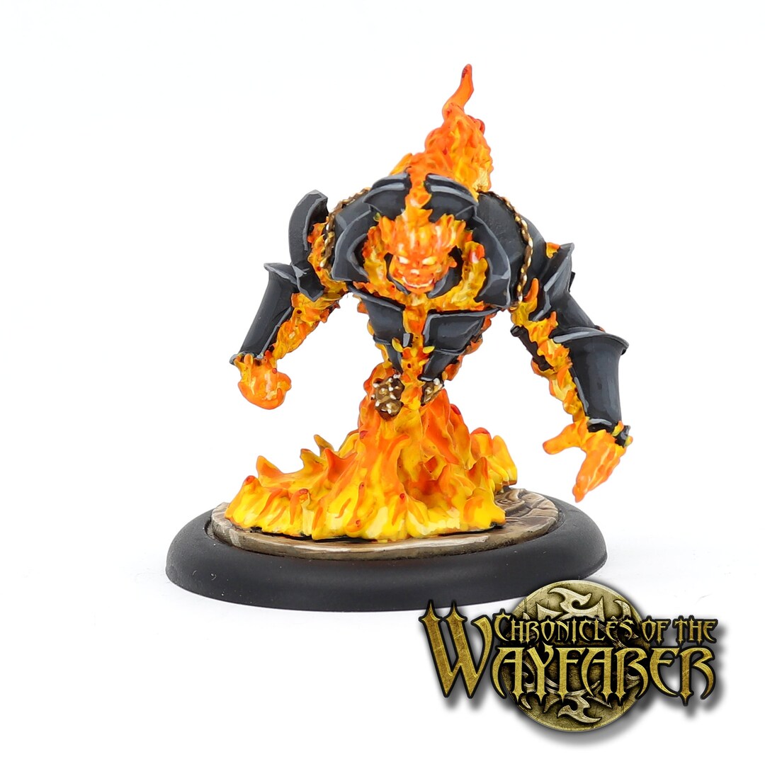 Fire Elemental (50mm Monster) - Chronicles of the Wayfarer - Etsy
