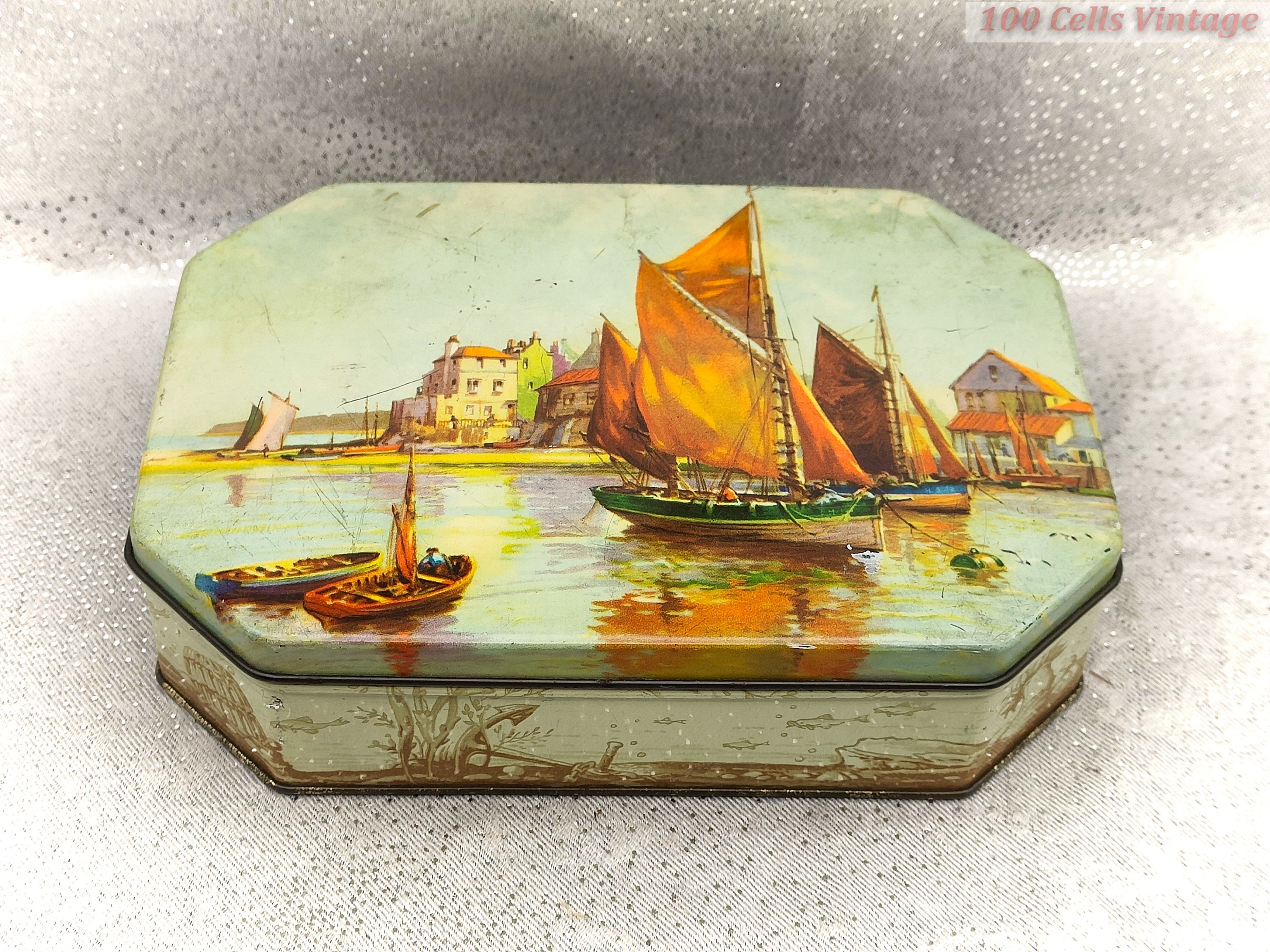 Home & Living Storage & Organization Antique Art Deco sailing boats ...