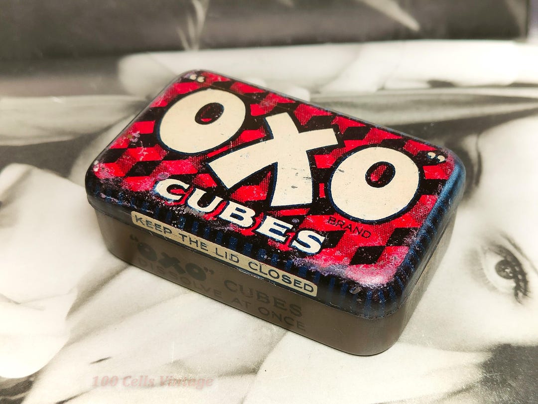 Oxo Cubes Tin-vintage Early 20th Century-7.5cm-0i - Etsy