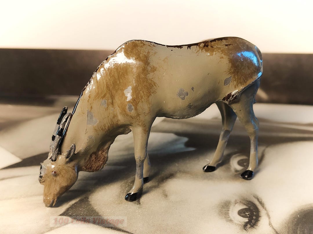 Eland/antelope-vintage Britains Lead Toy Zoo Animal-1y - Etsy