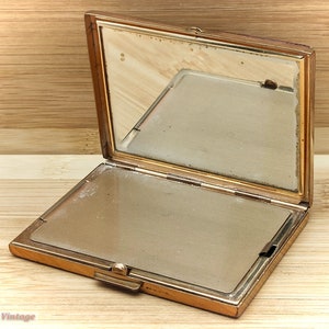 Patrys Faux Snakeskin-vintage Ladies Powder Compact cte - Etsy