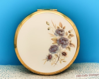 Vintage Powder Compact - Etsy