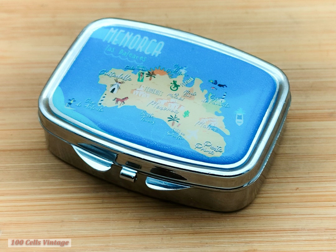Menorca Tiny Vintage Souvenir Trinket/pill/snuff Box-cgr - Etsy