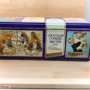 Cadburys Fingers Vintage 1990s Biscuit Tin-chocolate Advertising-21cm ...