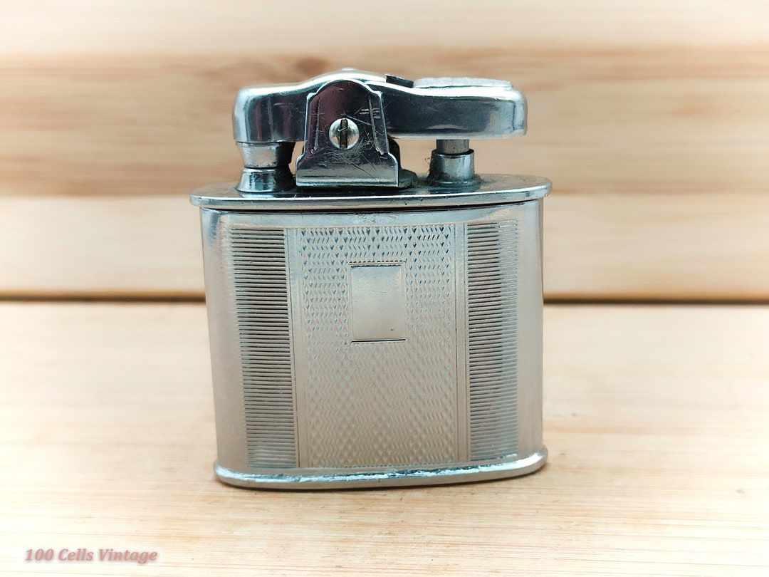 Mosda 500 Automatic Silver Tone Vintage Petrol Lighter-tobacciana-0ma ...