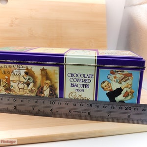 Cadburys Fingers Vintage 1990s Biscuit Tin-chocolate Advertising-21cm ...