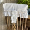 Custom Table Runner With Saying,multi Ruffle Table Runner,ivory White ...