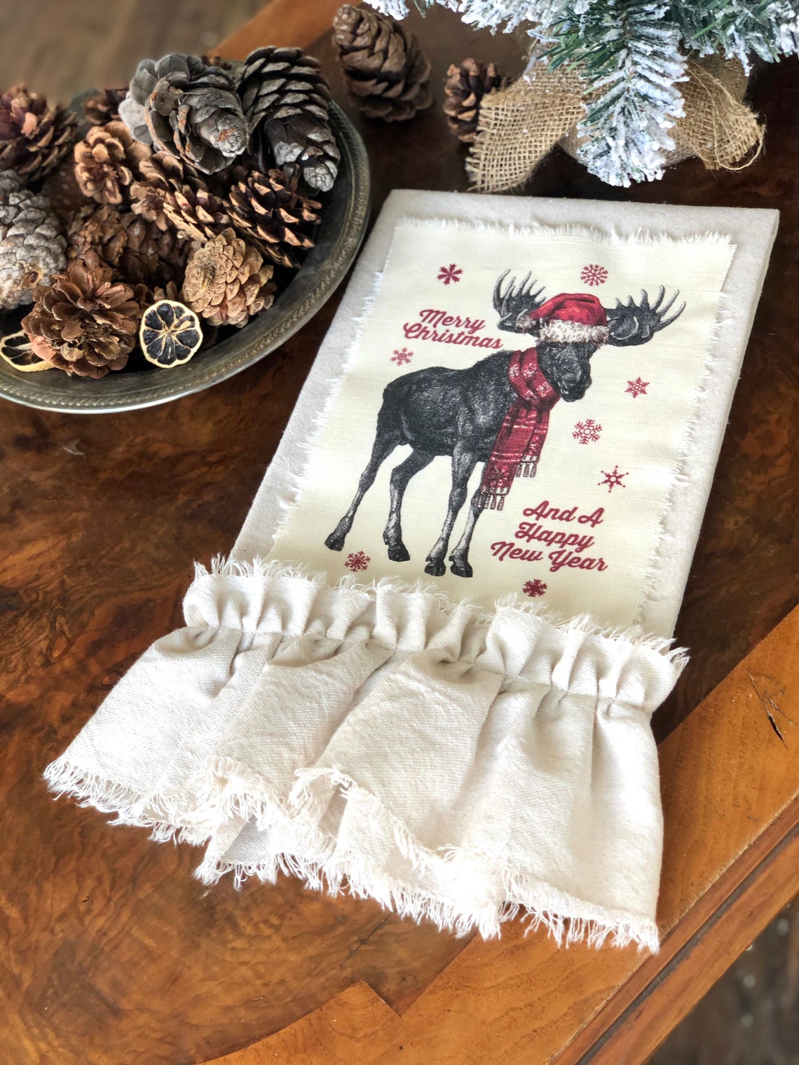Unique Kitchen Towels,christmas TOWEL With Ruffles,funny Saying ...