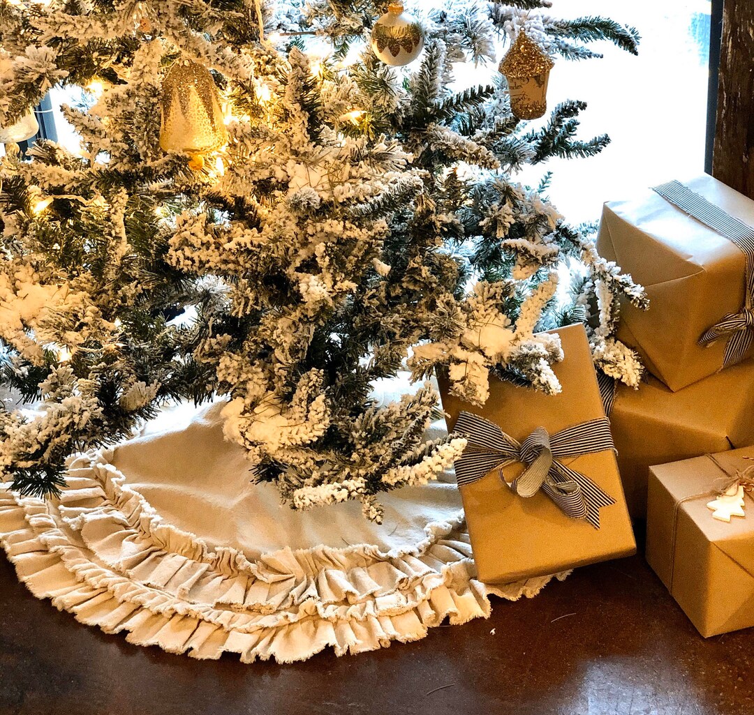 Ckirt for Christmas Tree,custom,white,ivory,light Beige,tree Skirt With ...