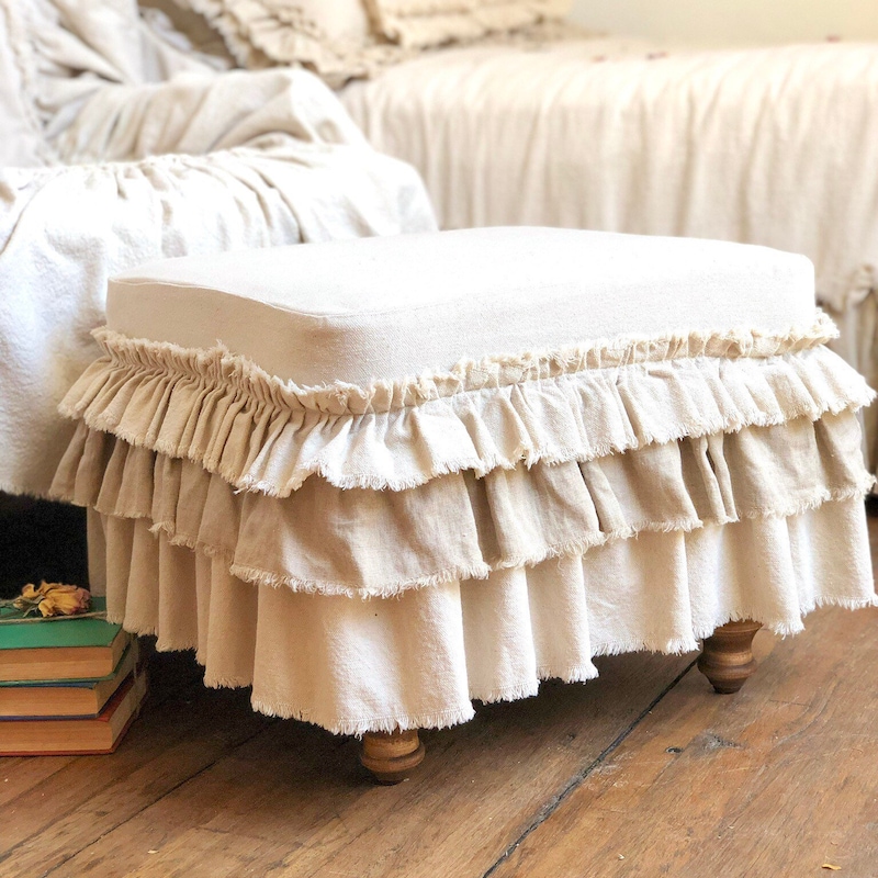 Ottoman Slipcover - Etsy