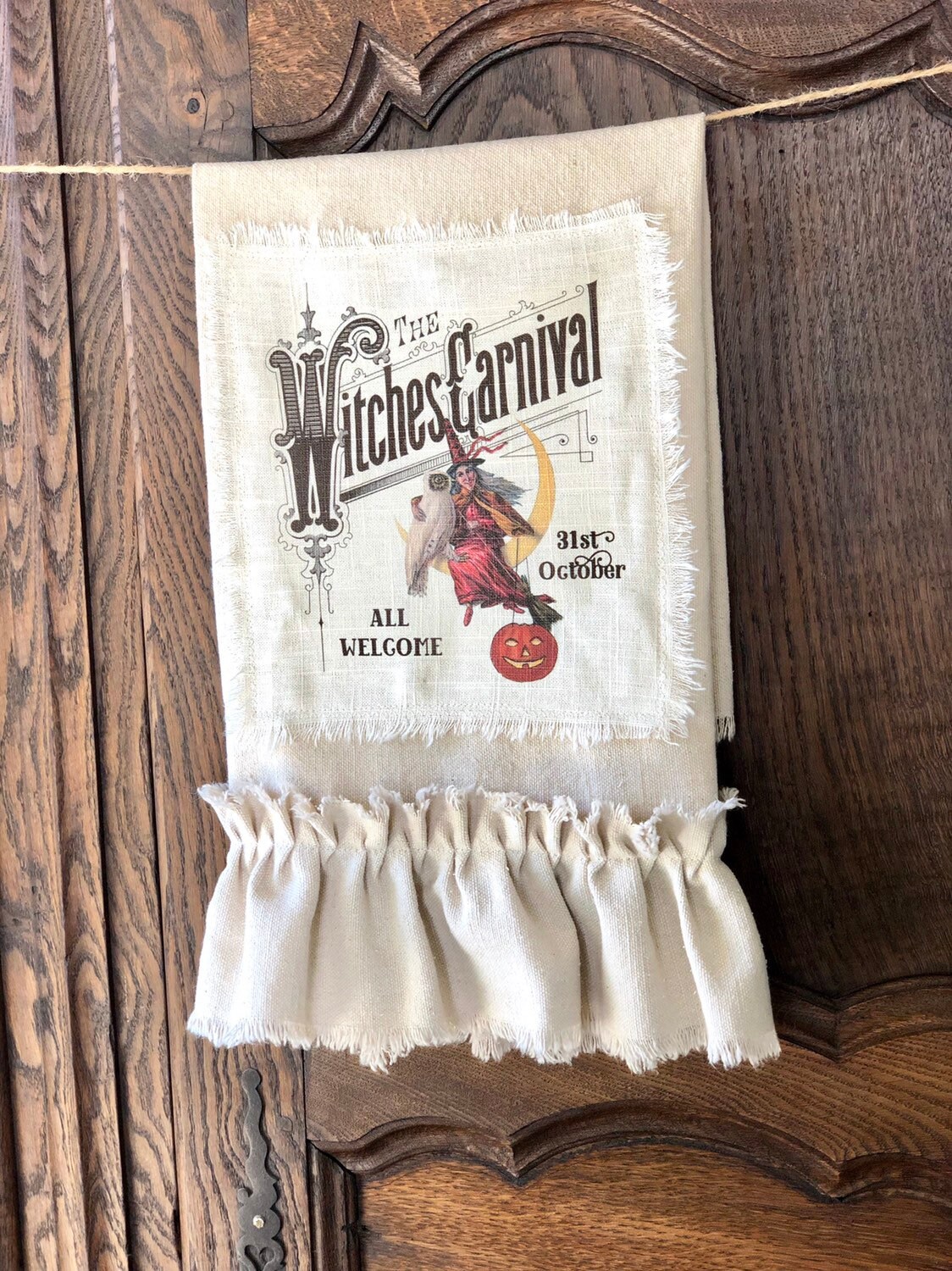 Unique Kitchen Towels with rufflesModern Farmhouse Tea | Etsy