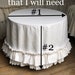 Slip Cover for Round or Oval Ottoman,custom Size,ruffled,creamy White ...