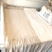 Custom Bed Scarf,bed Runner,long Ruffle,ivory White,linen Cotton Canvas ...