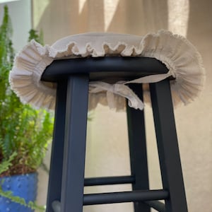 Custom Slipcover for Bar Stool,chair Slip Cover,ruffles Ruffles,frayed ...