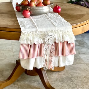Custom Farmhouse Table Runner or Dresser Runner,for Christmas Table ...