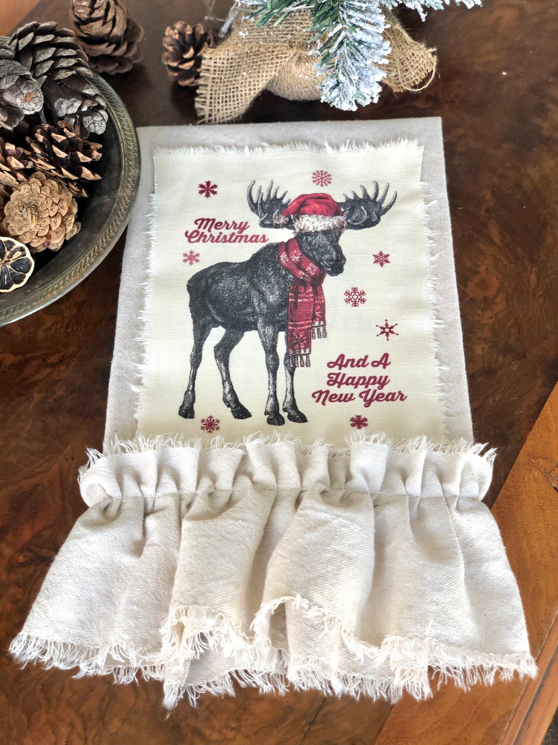 Unique Kitchen Towels,christmas TOWEL With Ruffles,funny Saying ...
