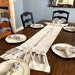 Custom Table Runner With Saying,multi Ruffle Table Runner,ivory White ...