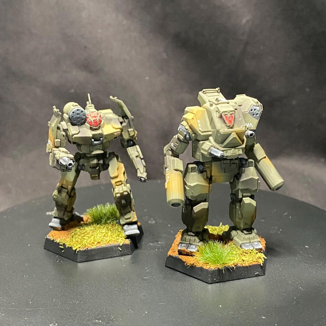 Battletech Mechwarrior Innersphere Clan Invasion 3D Printed Orion ...