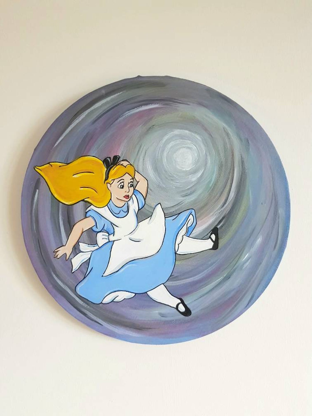 Disney Alice In Wonderland Falling Down The Rabbit Hole
