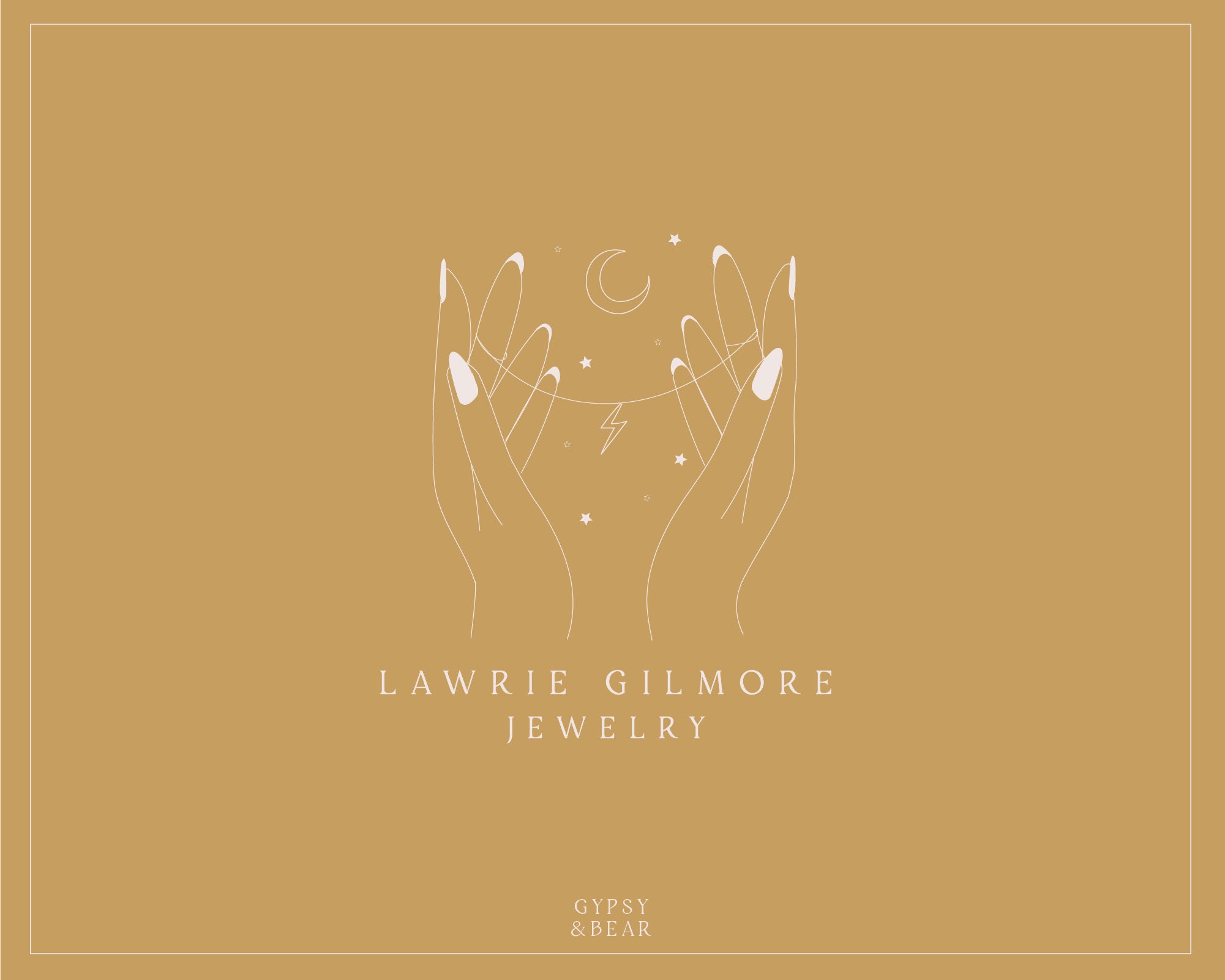 Premade Logo Hand Logo Witch Logo Moon Logo Mystical Logo - Etsy UK