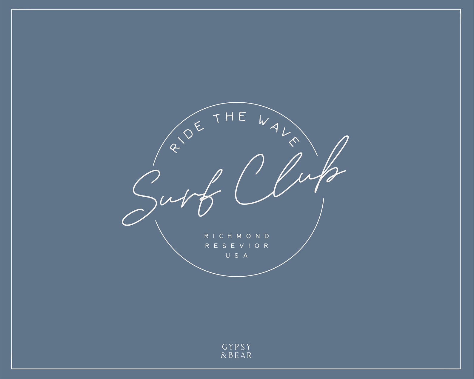 Premade Logo Surf Logo Surf Club Logo Sea Logo Stamp Logo | Etsy