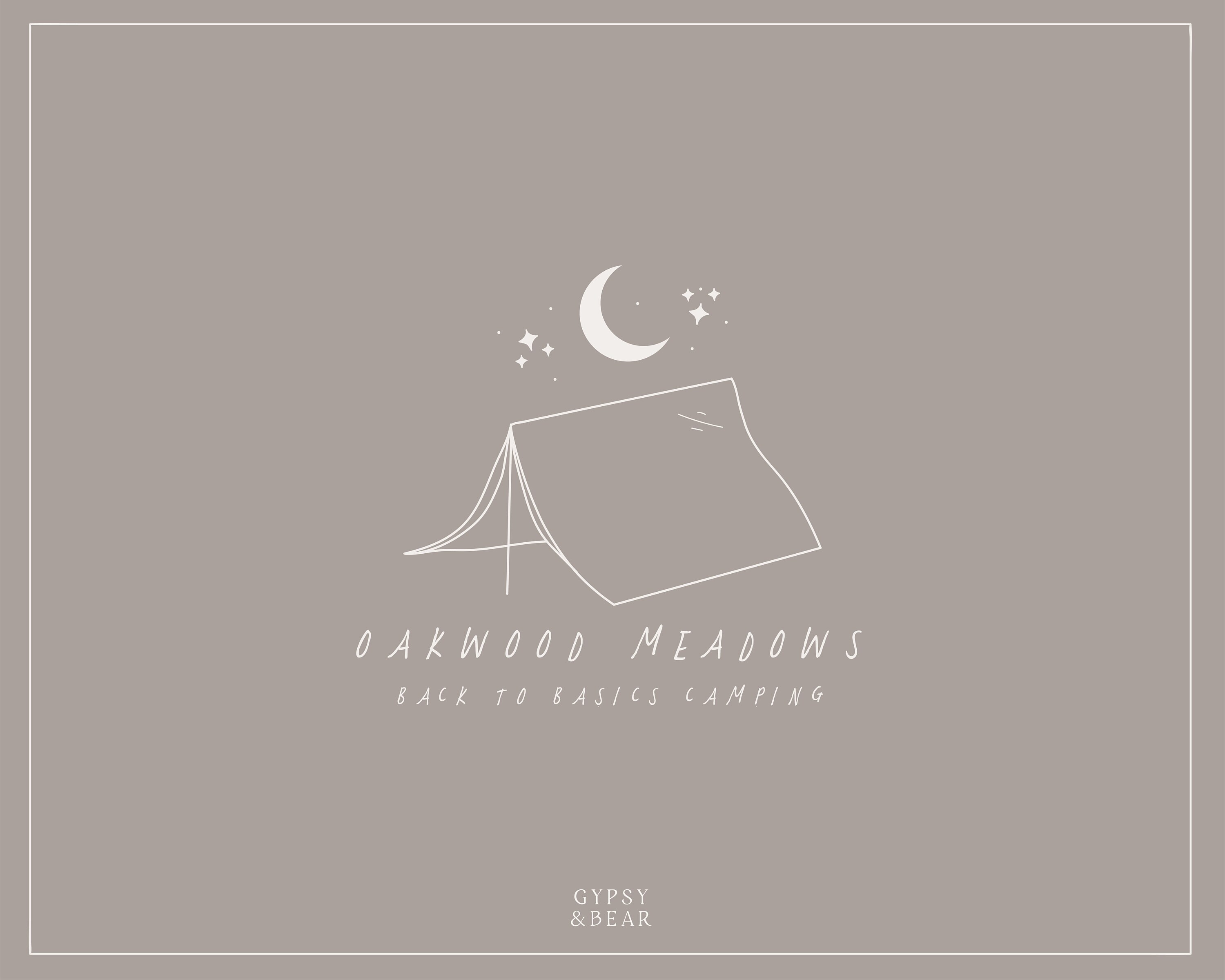 Premade Campsite Logo Camping Logo Outdoor Logo Boho Logo - Etsy UK