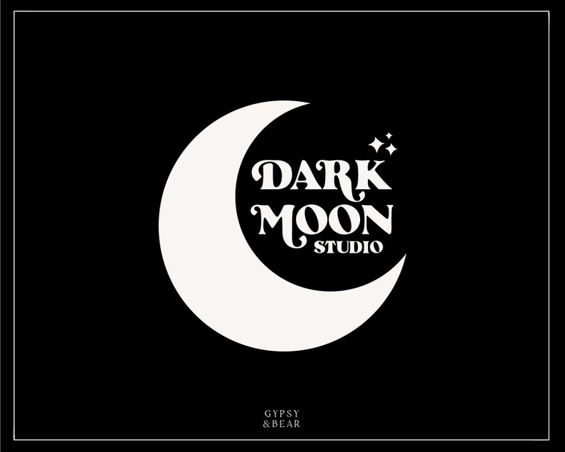 Premade Logo, Moon Logo, Magic Logo. Gypsy Logo, Star Logo, Luna Logo ...