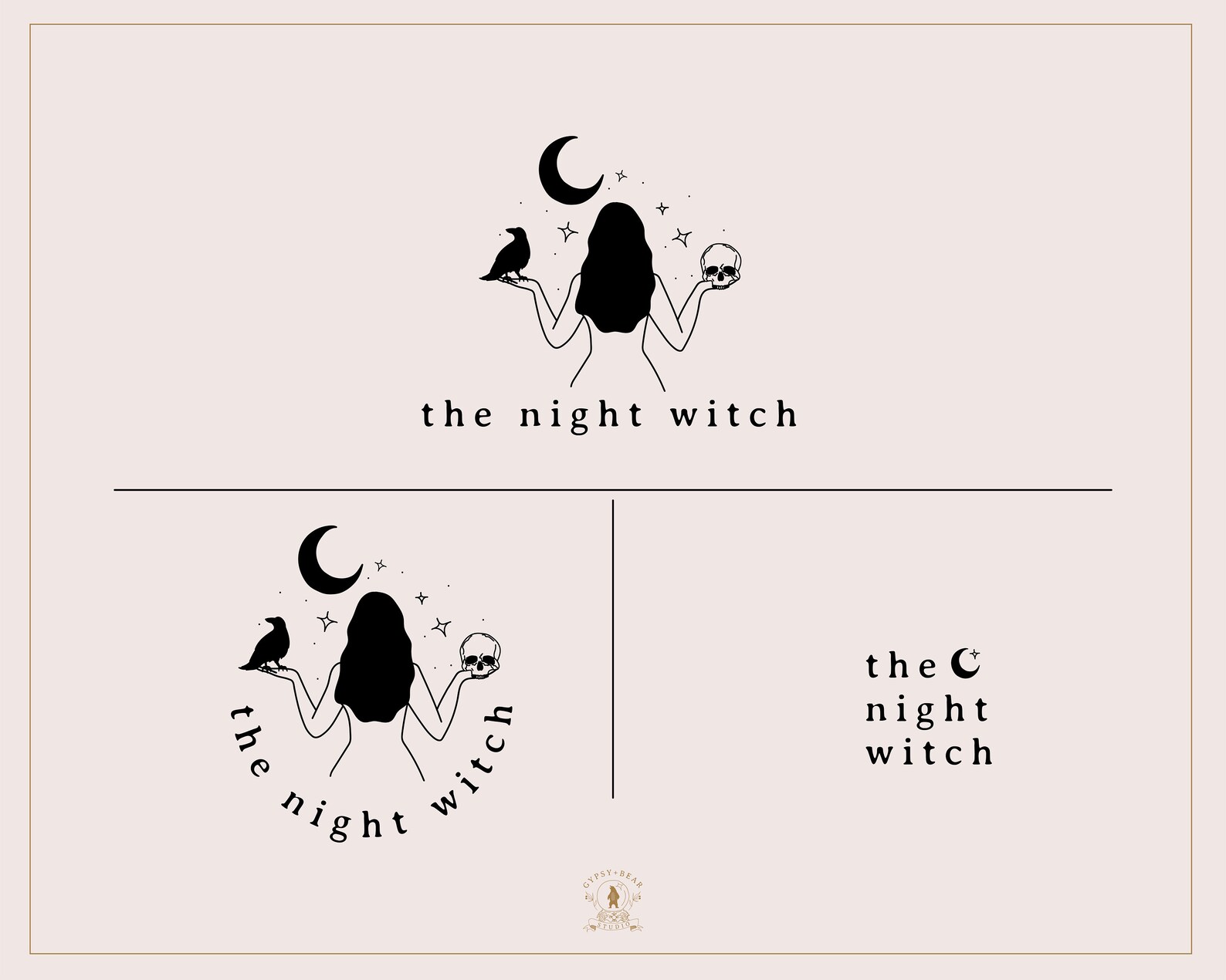 Premade Logo Witchy Logo Mystic Logo Witch Logo Magic - Etsy