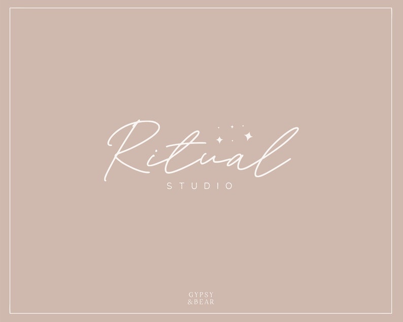 Premade Logo Script Logo Text Logo Hand Drawn Logo | Etsy