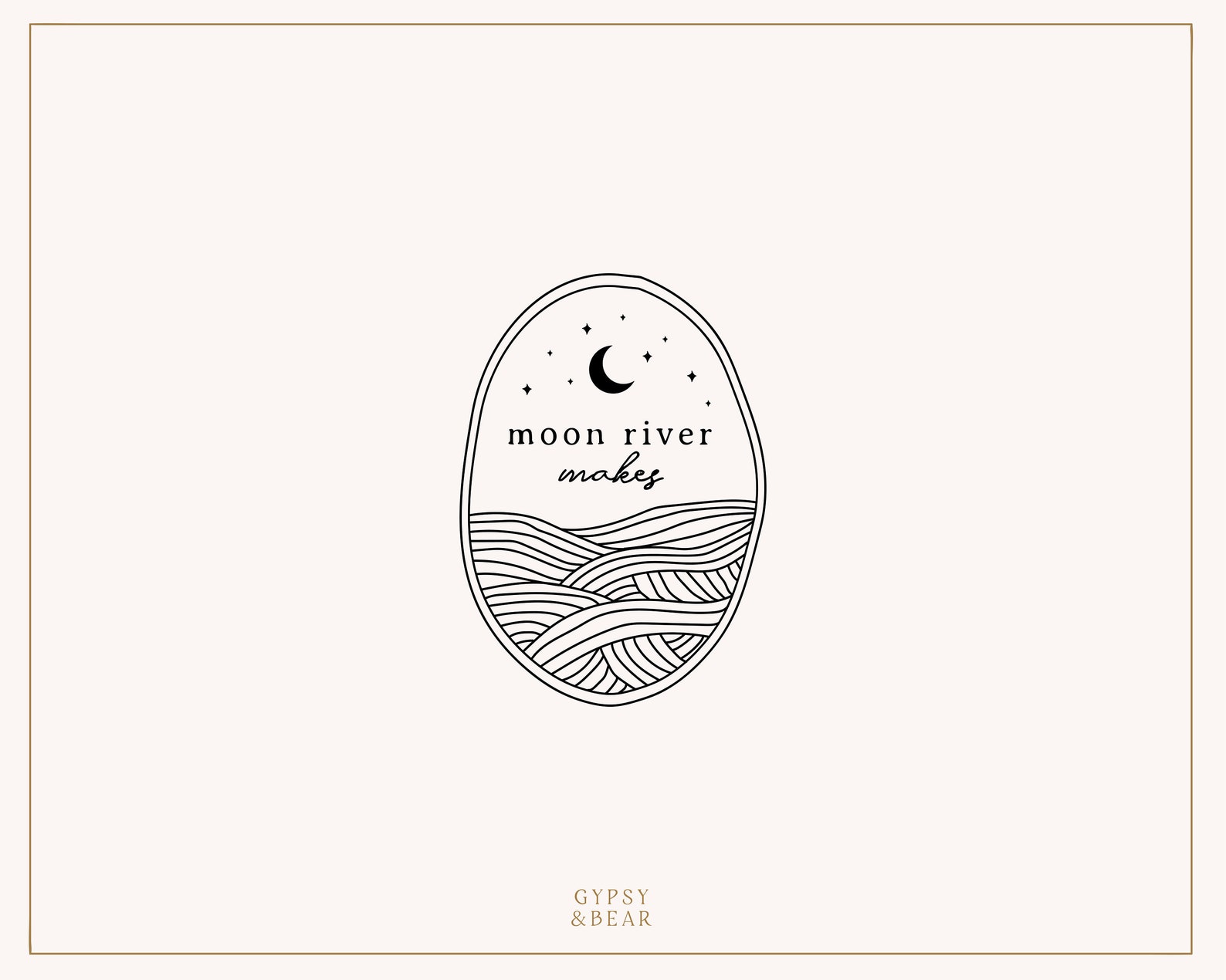Premade Logo Moon Logo Mystical Logo Magic Logo Sea Logo - Etsy