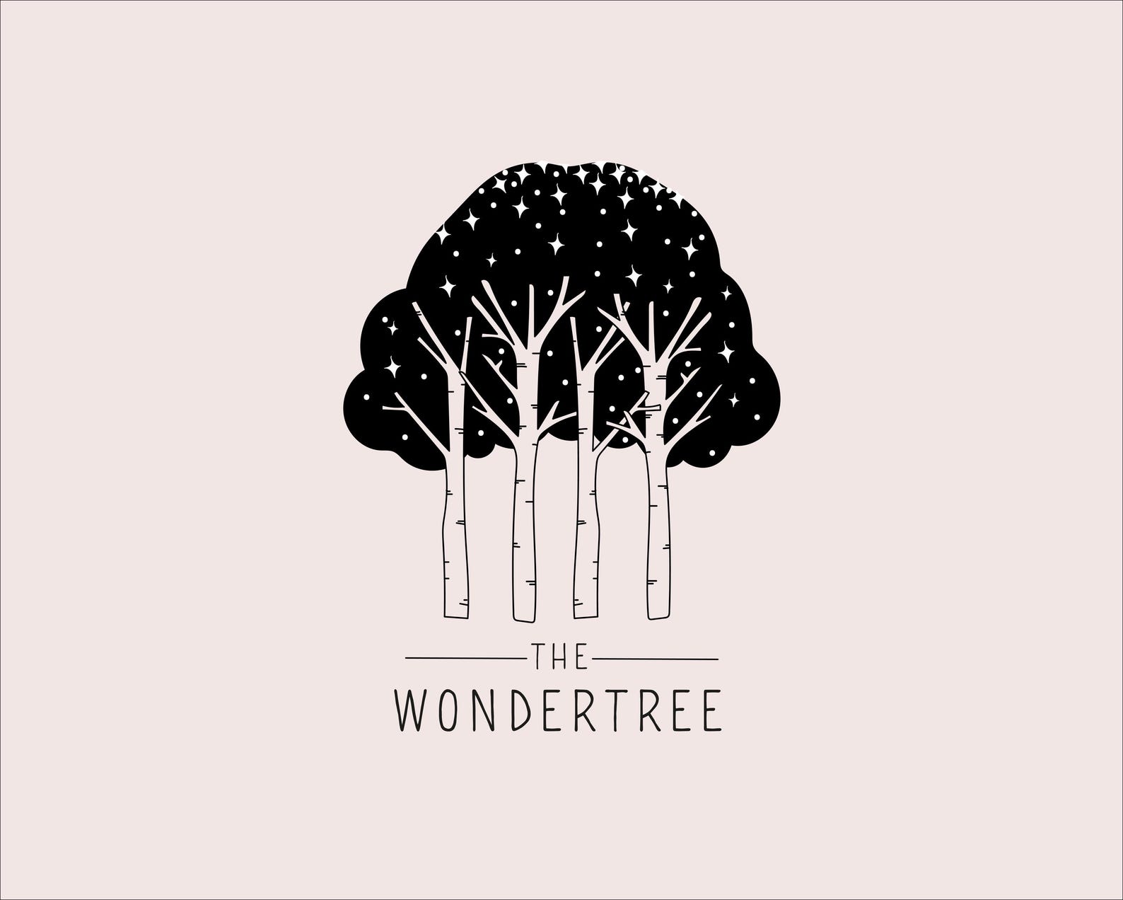 Premade Logo, Birch Tree Logo, Tree Logo, Hand Drawn Logo, Wellness ...