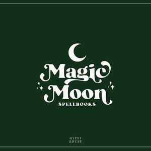 Premade Logo Moon Logo Magic Logo. Gypsy Logo Star Logo - Etsy UK