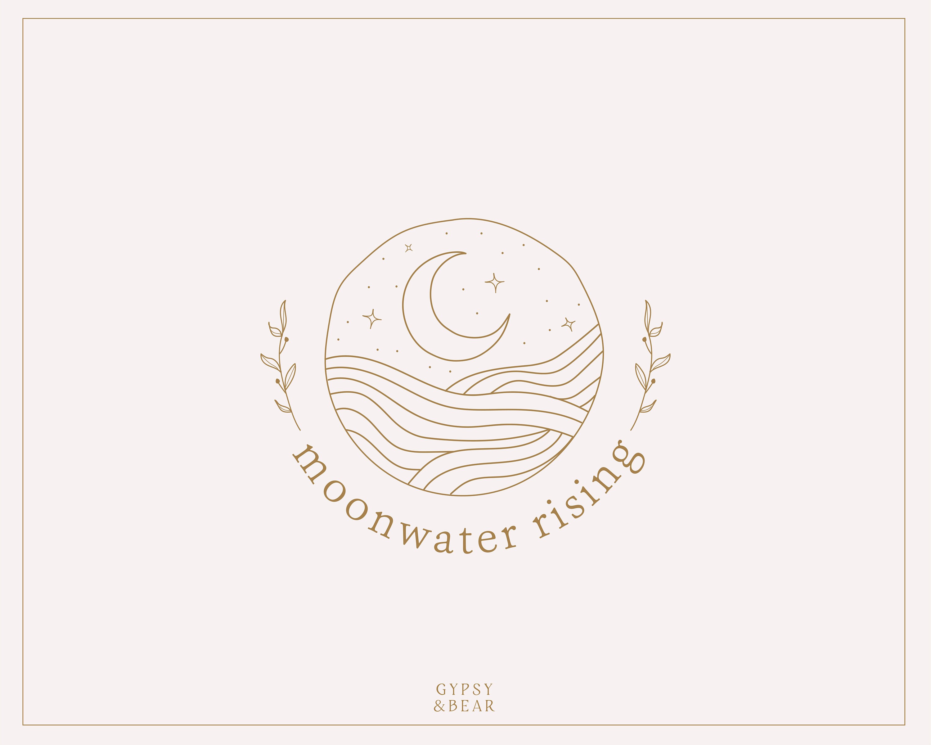 Premade Logo Moon Logo Mystical Logo Magic Logo Sea Logo | Etsy