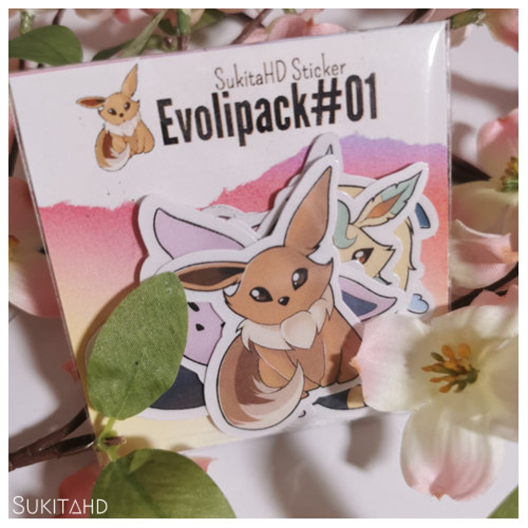 Pokemon Eevee 9er Sticker Pack - Etsy