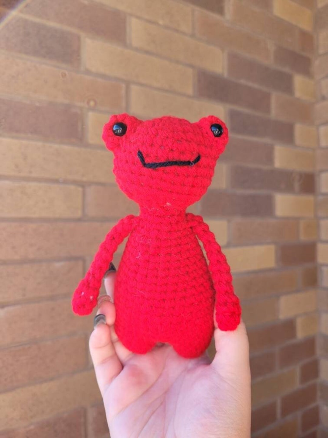 READY TO SHIP | Poisonous Pete the Frog | Handmade Crochet Toy - Etsy
