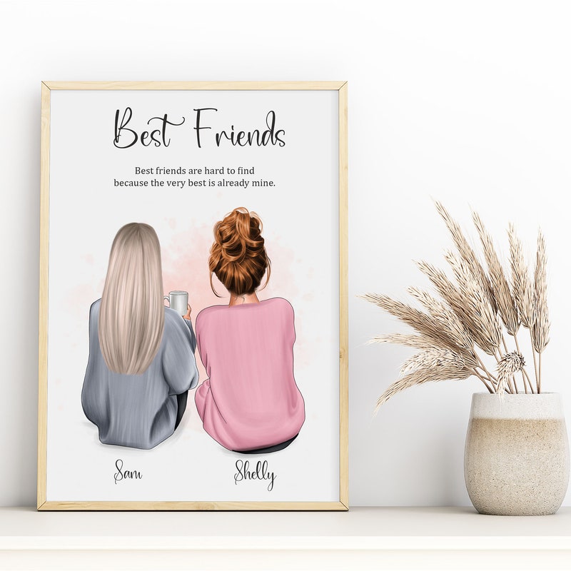 Best Friend Art - Etsy