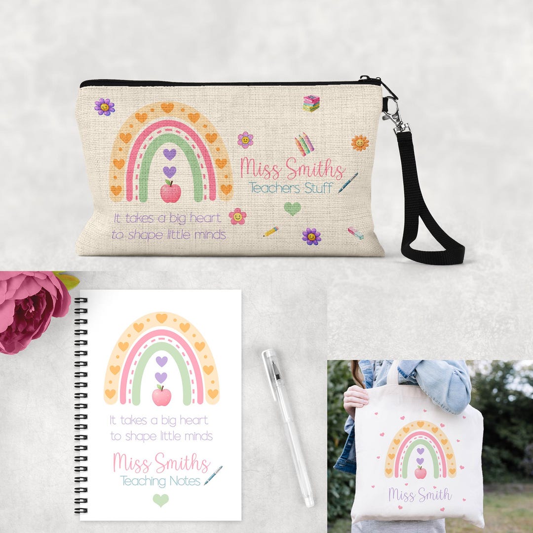 Personalised Thank You Teacher Gift A5 Notebook | Teaching Assistant ...