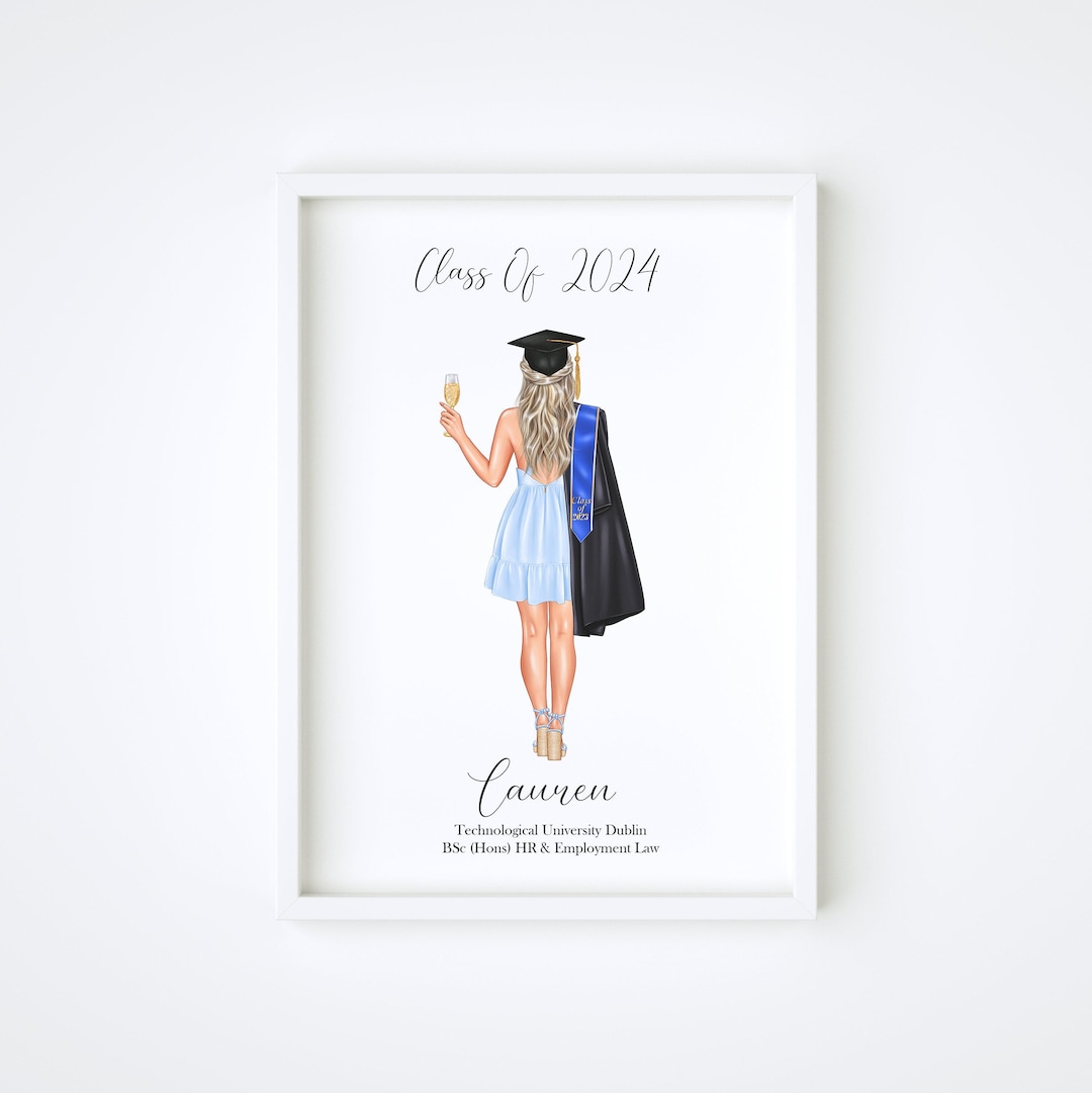 Graduation Print | Graduation Gift | Personalised Graduation Print ...