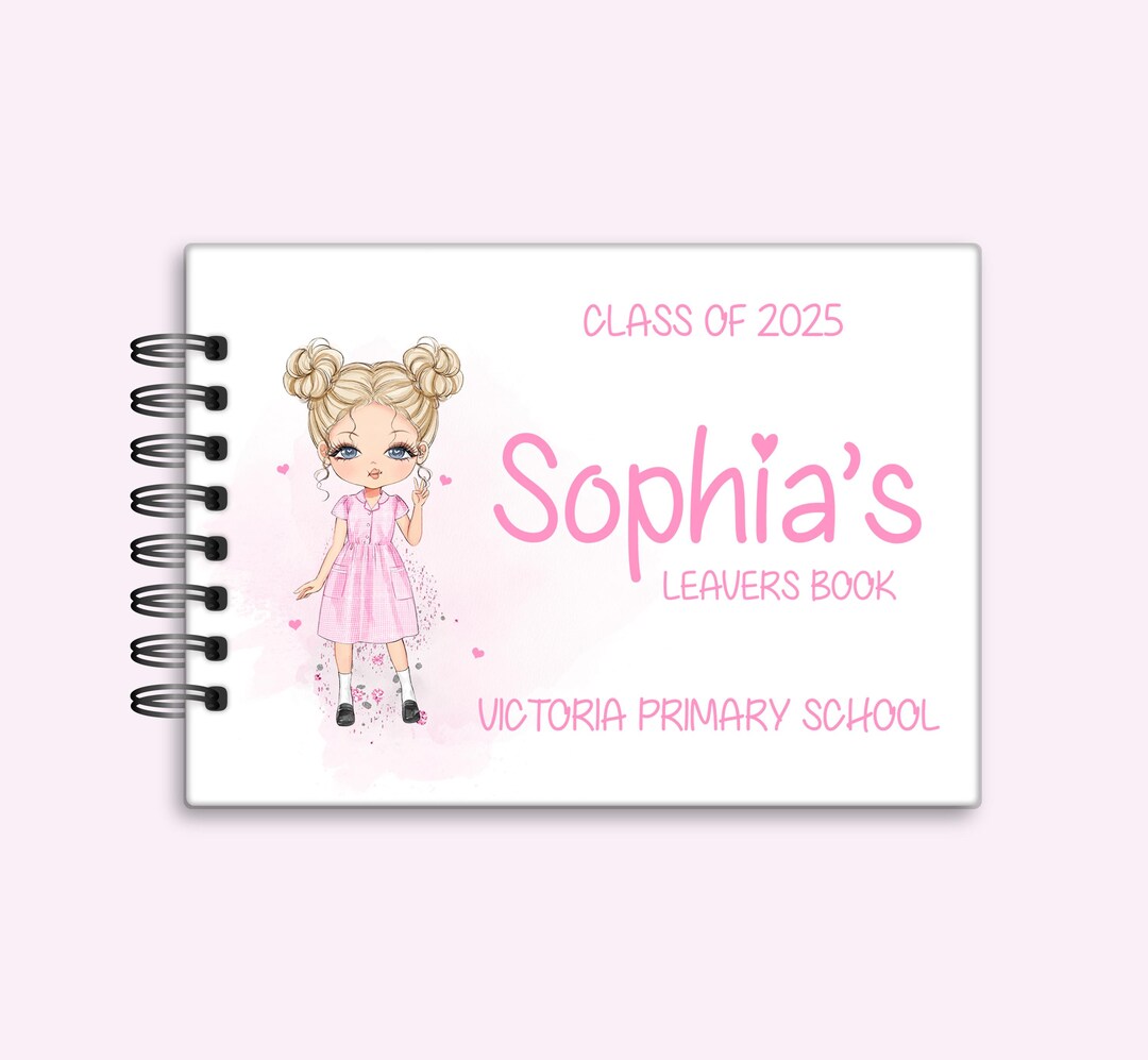 Personalised Leavers Autograph Book 2025: Year 6 Keepsake Notebook - Etsy