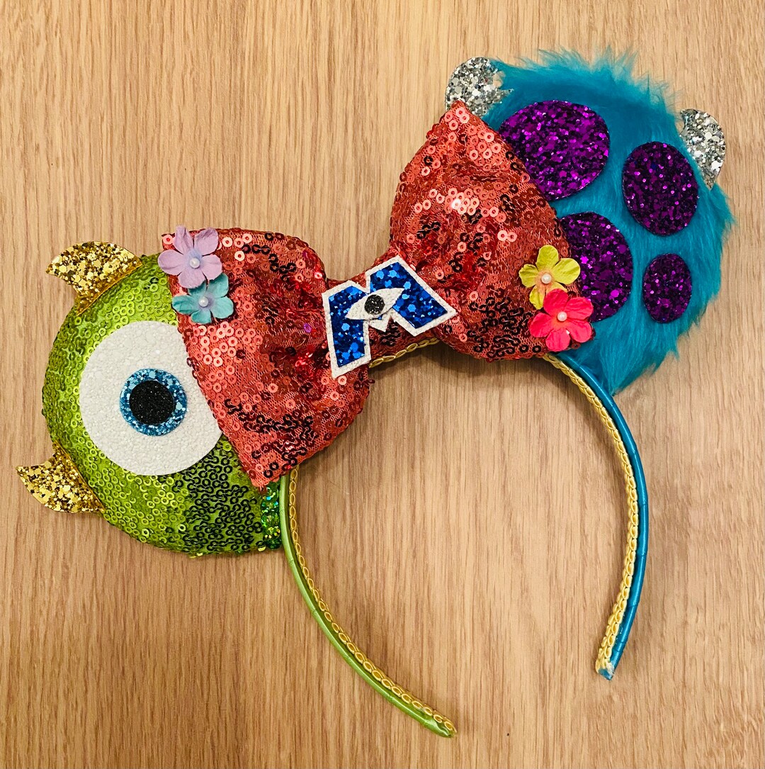 Monsters Inspired Handmade Mouse Ears - Etsy