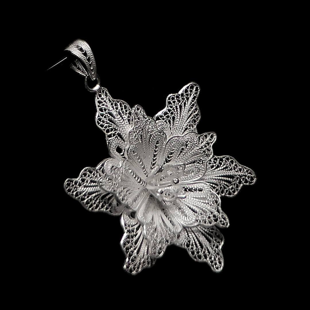 Handmade Filigree Pendant aechmea Sterling | Etsy