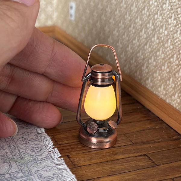 Dollhouse Led Oil Lamp - Etsy