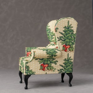 1:6 Scale Accent Doll Chair - Christmas Tree Theme - Etsy