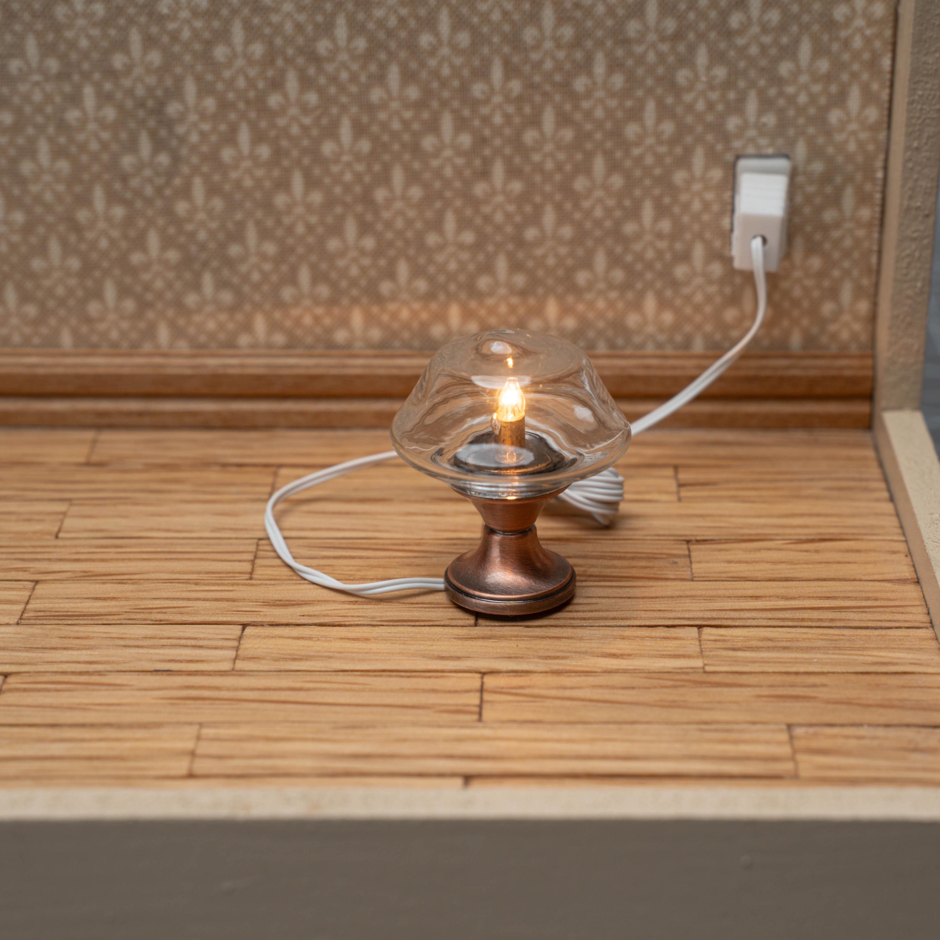 1:12 Scale Miniature 12 Volts Wired Schoolhouse Ceiling Lamp - Etsy