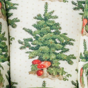 1:6 Scale Accent Doll Chair - Christmas Tree Theme - Etsy